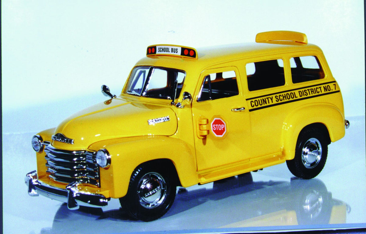 1:18 Mira Chevy Carryall Suburban '50 School Bus – Cameron’s Model Cars